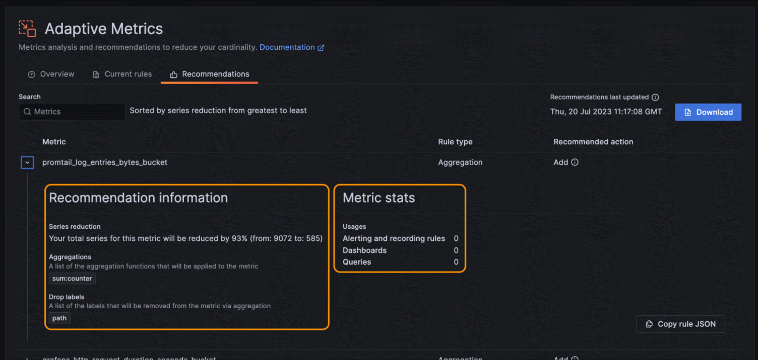 5 steps to start saving on your observability bill with Grafana Cloud Adaptive Metrics | Grafana ...