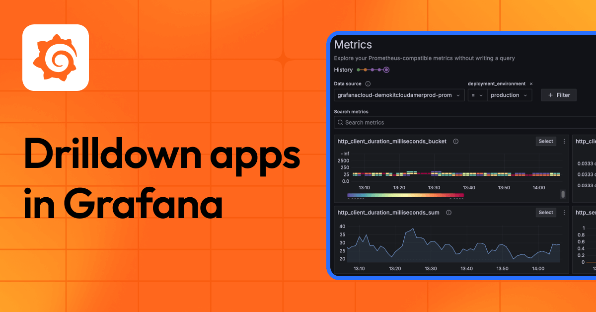 Grafana Drilldown apps: the improved queryless experience formerly known as the Explore apps ...