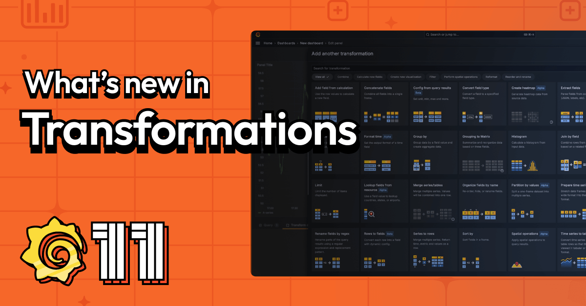 Grafana transformations: 10 new ways to get more out of your data ...