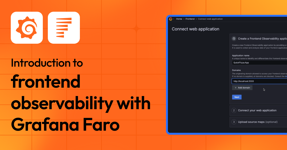 How to get started with frontend observability: A quick Grafana Faro example | Grafana Labs