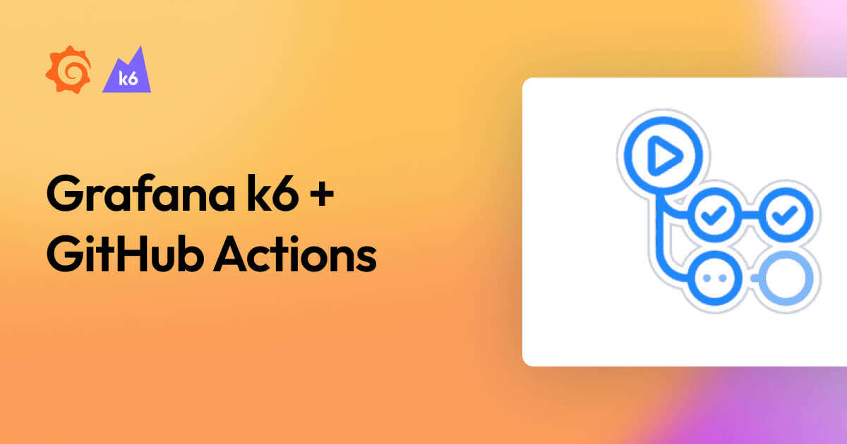 Performance testing with Grafana k6 and GitHub Actions | Grafana Labs
