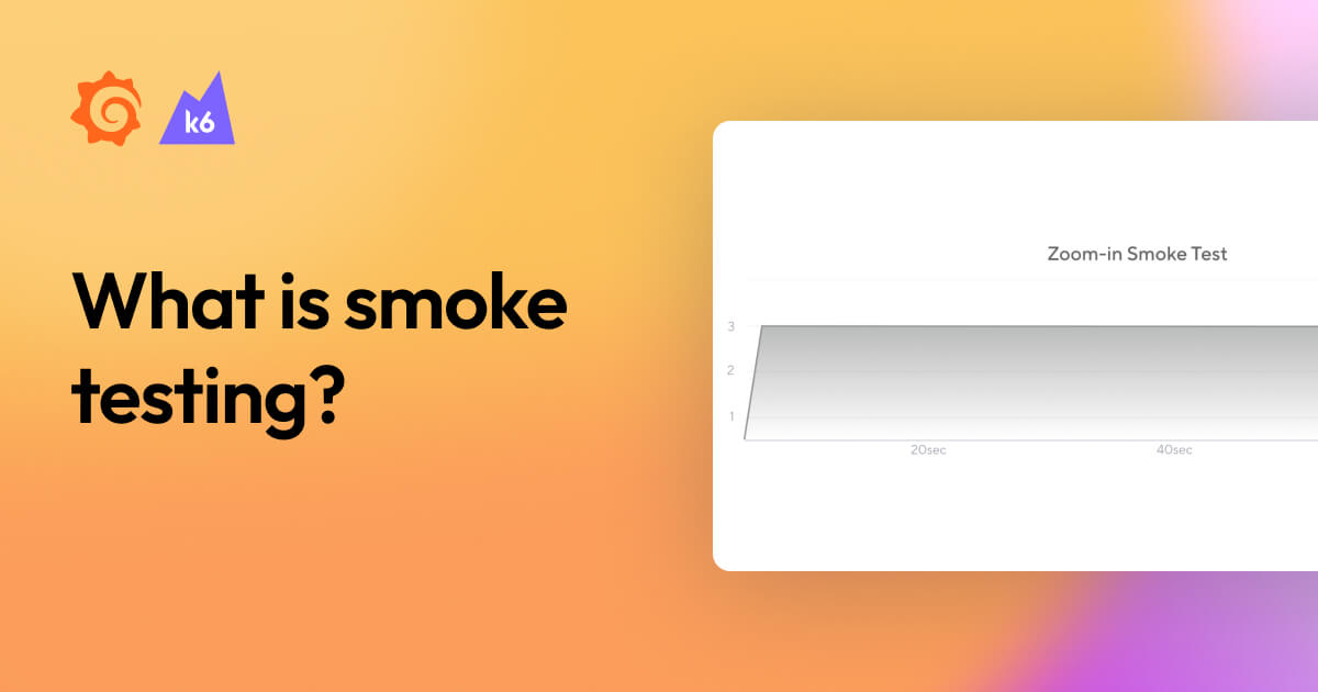 Smoke testing: A beginner's guide | Grafana Labs