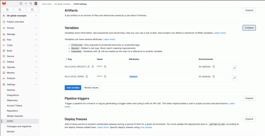 Load testing with GitLab | Grafana Labs