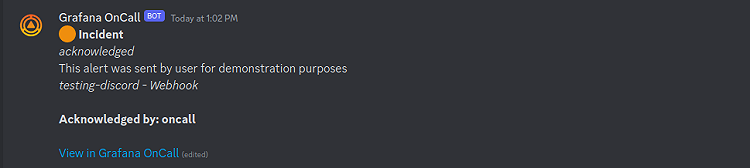 How to connect Grafana OnCall to Discord, Mattermost