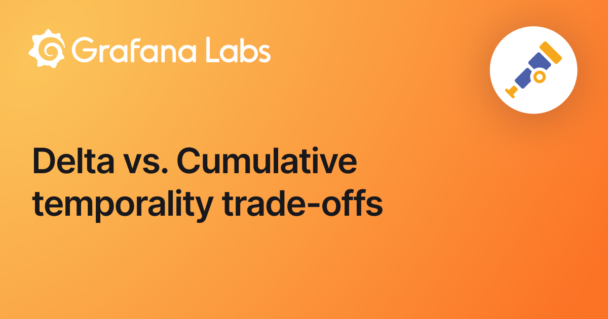 OpenTelemetry metrics: Delta vs. Cumulative temporality trade-offs