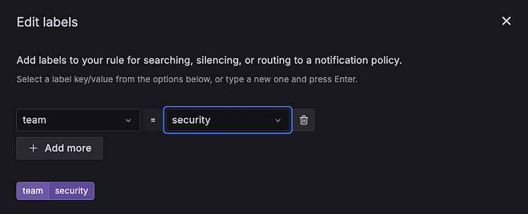 Example of dynamic labels in alert instances | Grafana documentation