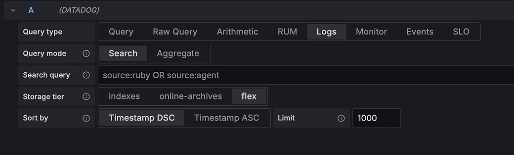 Datadog Flex Logs | Grafana Labs