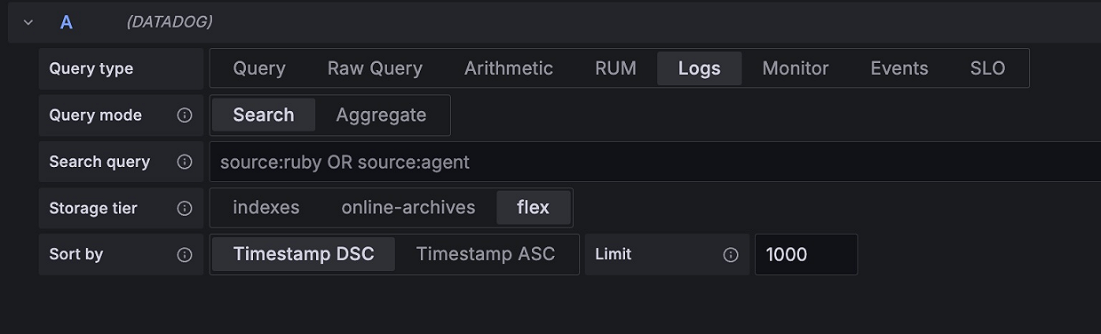 Datadog Flex Logs | Grafana Labs