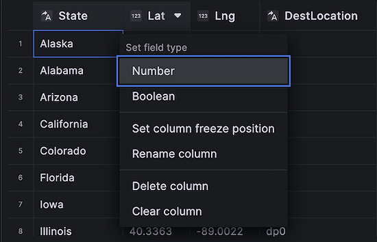 Datagrid | Grafana documentation