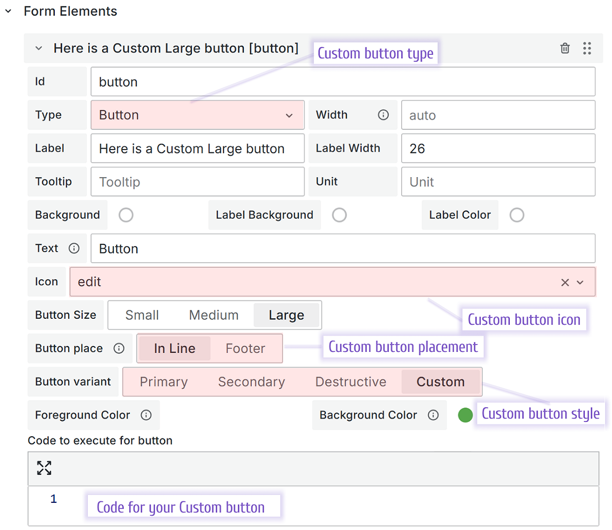 Custom button | Grafana Plugins documentation