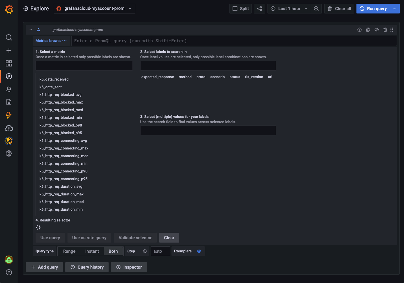 Grafana Cloud Prometheus Grafana K6 Documentation