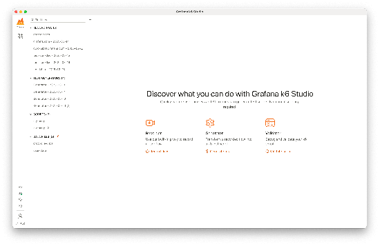 Grafana k6 Studio | Grafana k6 documentation