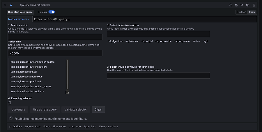 Prometheus query editor | Grafana documentation