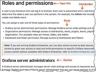 Concept topic | Writers' Toolkit documentation