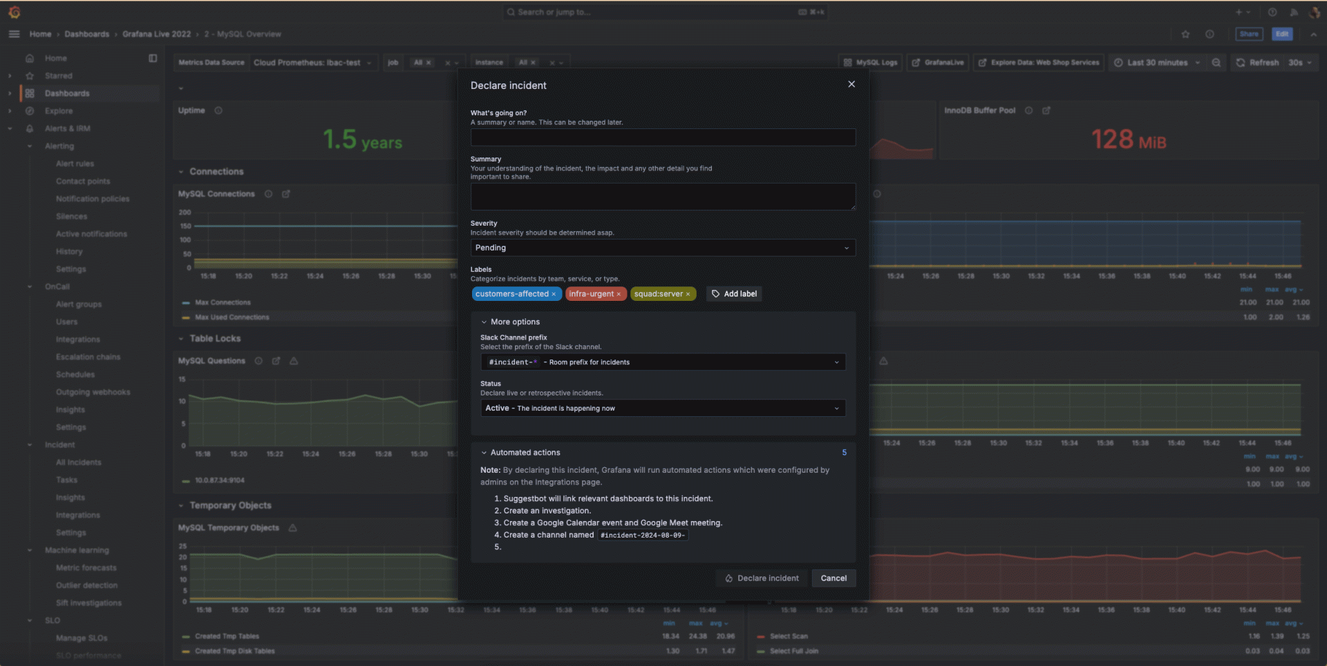 Grafana Incident | Grafana Labs