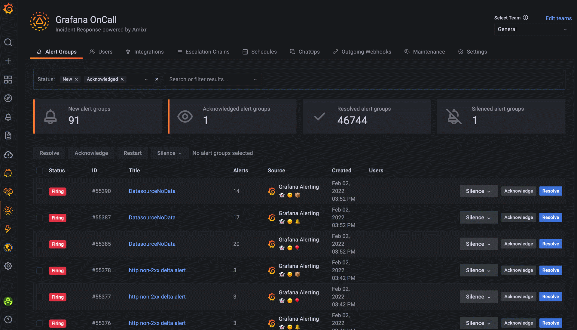 Grafana OnCall | On-call management system