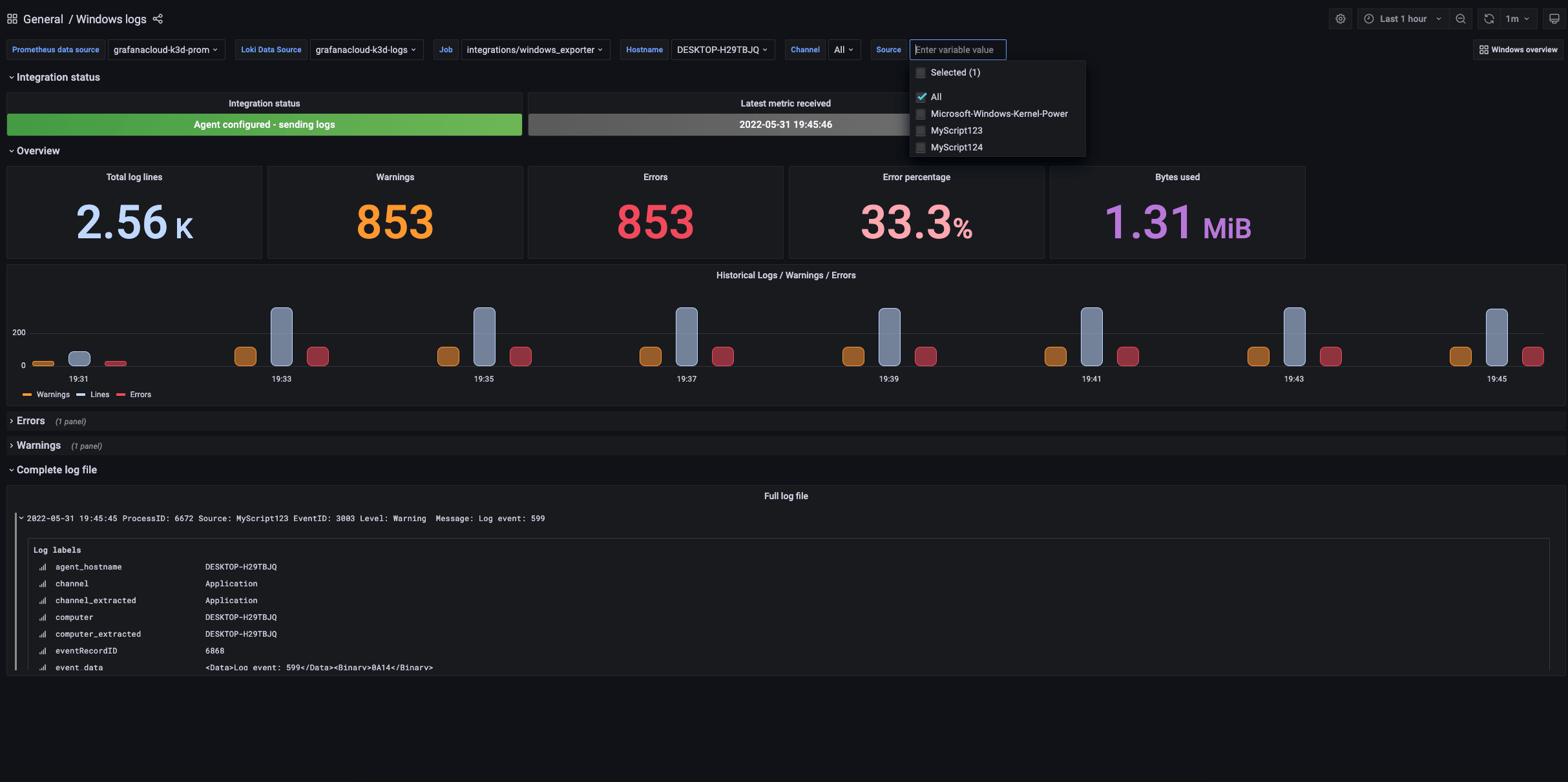 How to easily monitor your Windows service | Grafana Labs