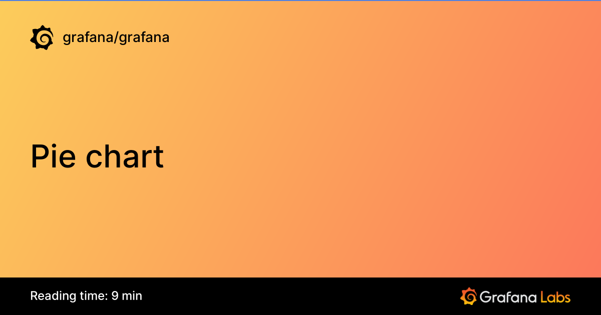 Pie chart | Grafana documentation
