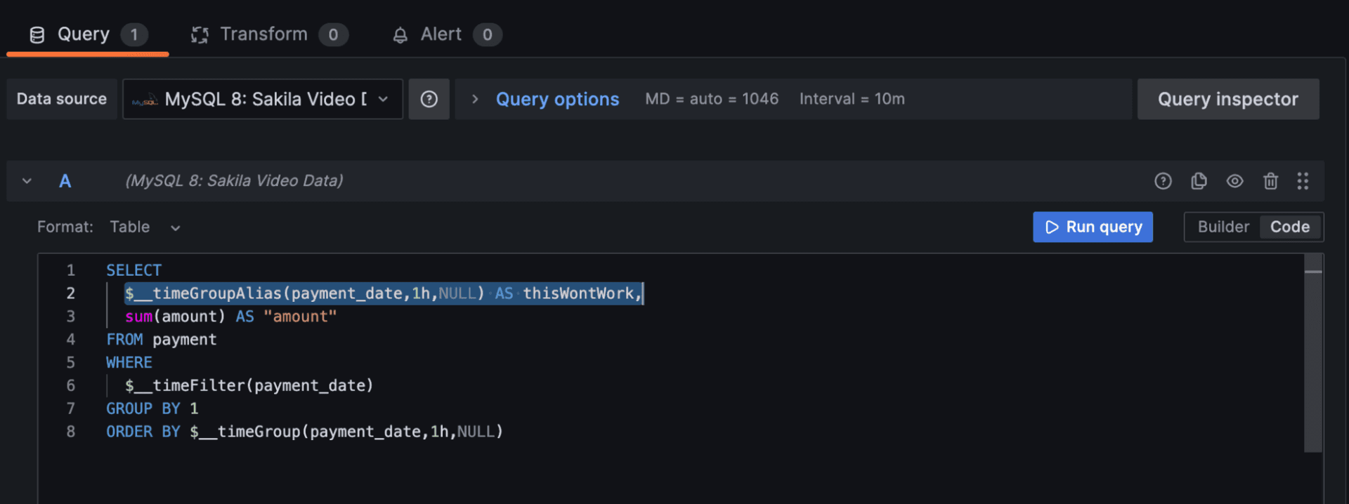 How to visualize time series from SQL databases with Grafana | Grafana Labs