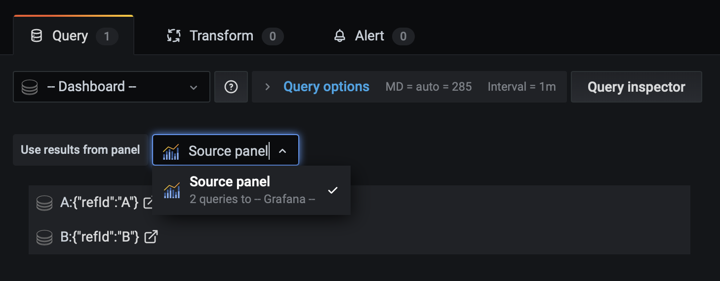 Learn Grafana: Share query results between panels to reduce load time ...