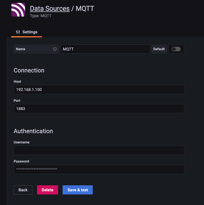 Streaming real-time sensor data to Grafana using MQTT and Grafana Live | Grafana Labs