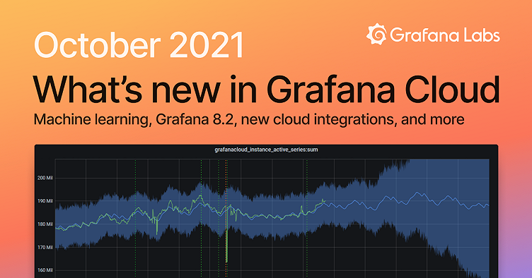 What's new in Grafana Cloud for October 2021: Machine Learning, Grafana ...