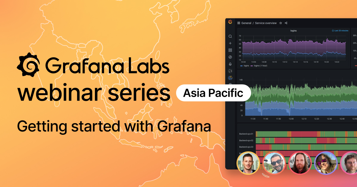 Get started with metrics, logs, and traces in our new Grafana Labs Asia Pacific webinar series ...