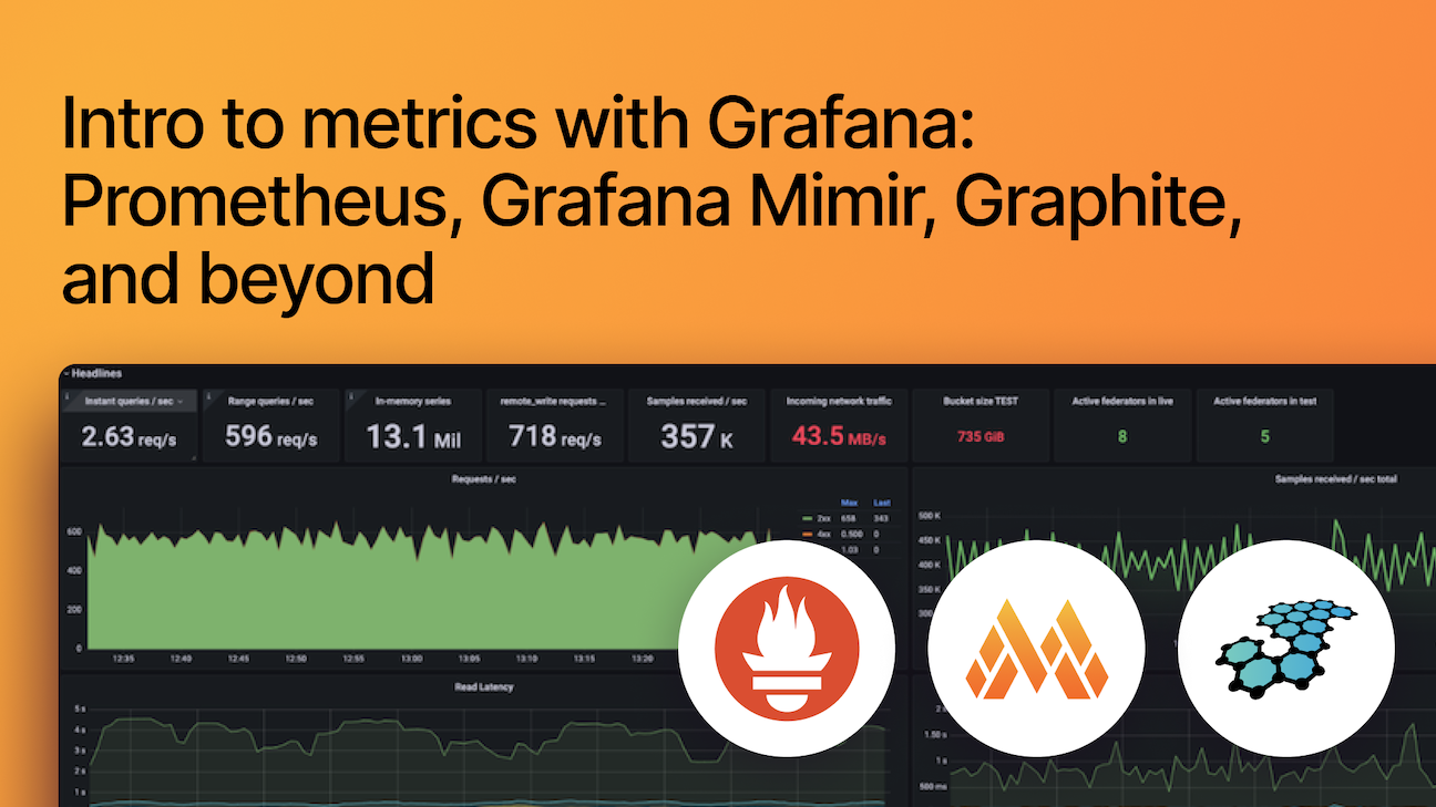 Intro to metrics with Grafana: Prometheus, Grafana Mimir, and beyond ...