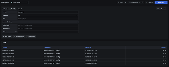 Jaeger data source | Grafana documentation