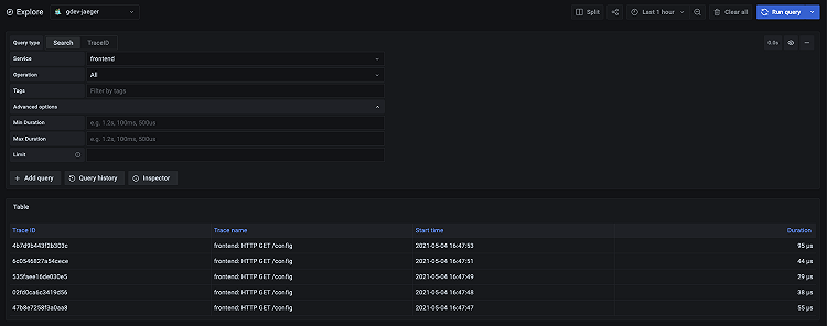 Jaeger data source | Grafana documentation