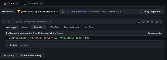 Traces | Grafana documentation