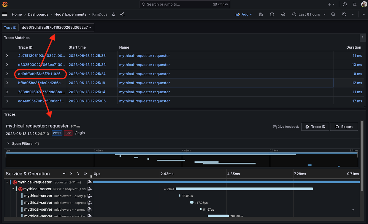 Traces | Grafana documentation
