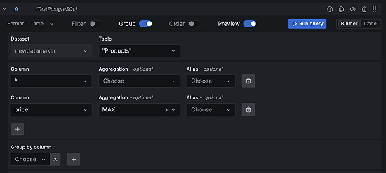 Postgresql Query Editor Grafana Documentation
