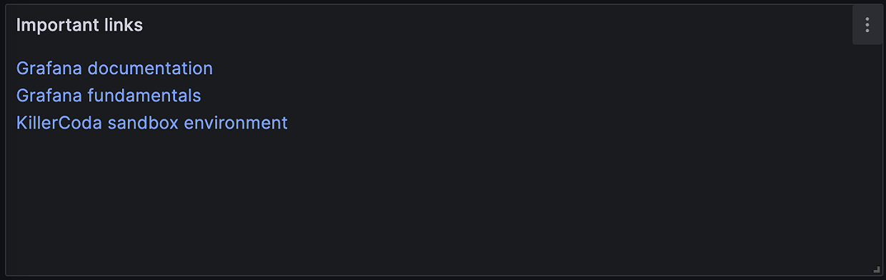 Text | Grafana Cloud documentation