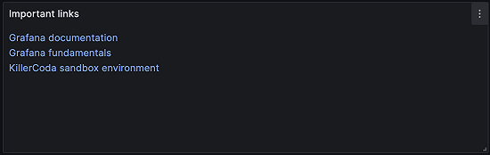 Text | Grafana Cloud documentation