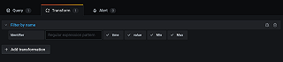 Transform data | Grafana Cloud documentation