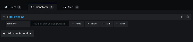 Transform data | Grafana Cloud documentation