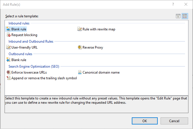 Use IIS with URL Rewrite as a reverse proxy | Grafana Labs